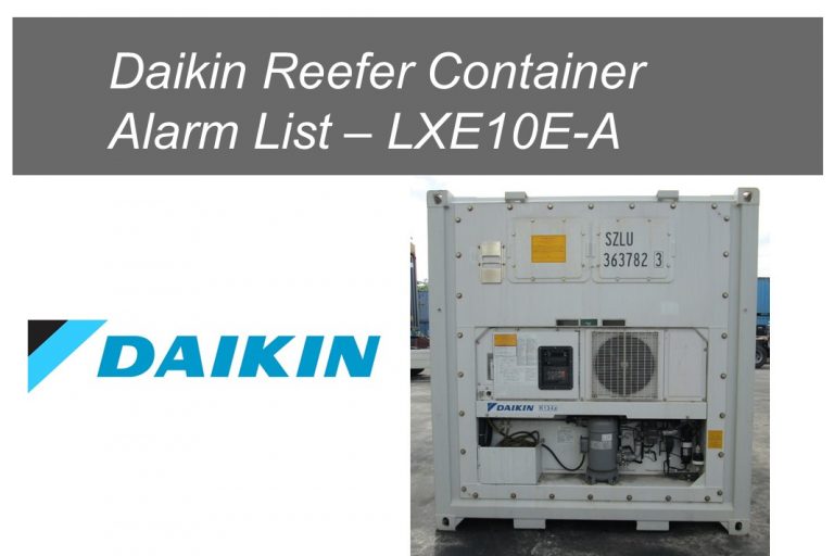 DAIKIN Reefer Alam List - LXE10E-A : Thaireefer Group